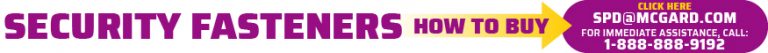 Intimidator Security Fasteners – McGard